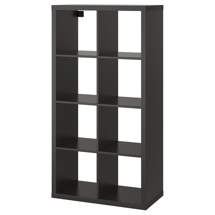 KALLAX shelf unit, black-brown, 77x147 cm (301/8x575/8") - IKEA CA
