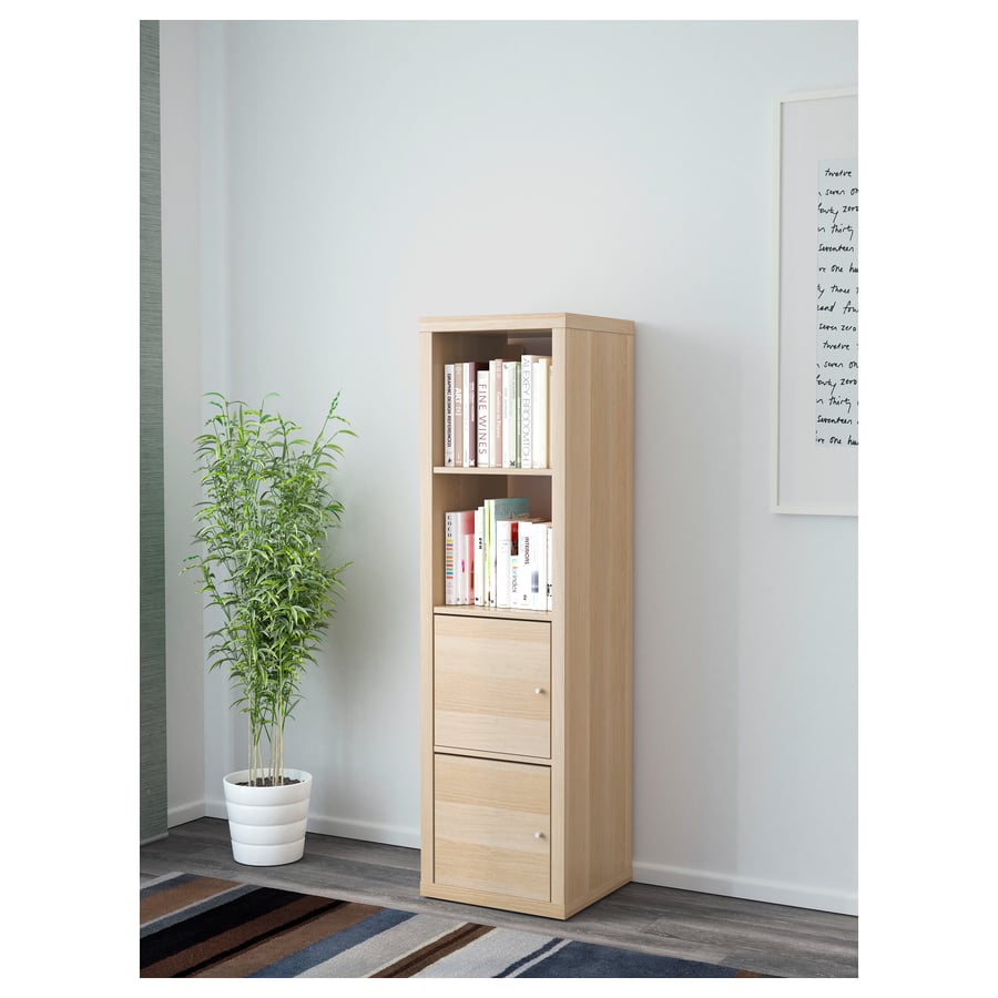 KALLAX shelf unit with 2 inserts - IKEA CA