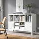 KALLAX shelving unit with underframe, with 2 doors/with 2 shelf inserts ...