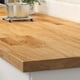 KARLBY countertop, oak/veneer, 249x3.8 cm (98x11/2") - IKEA CA