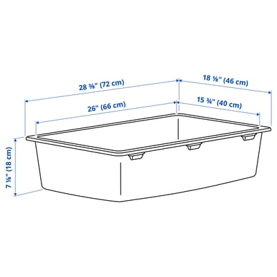 KILSVIKEN inset sink, 1 bowl, white quartz composite, 72x46 cm (283 ...