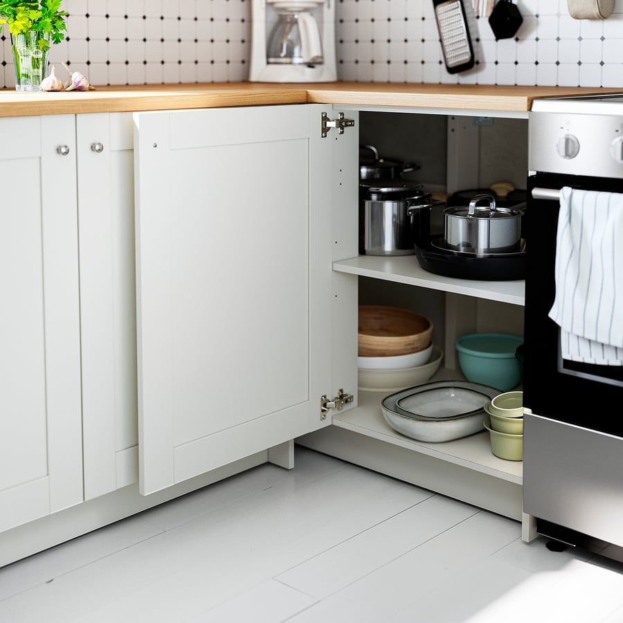 KNOXHULT corner kitchen, white frame - IKEA CA