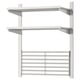 KUNGSFORS suspension rail with shelf/wll grid, stainless steel - IKEA CA