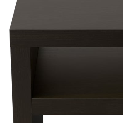 LACK console table, black-brown, 140x39 cm (551/8x153/8") - IKEA CA