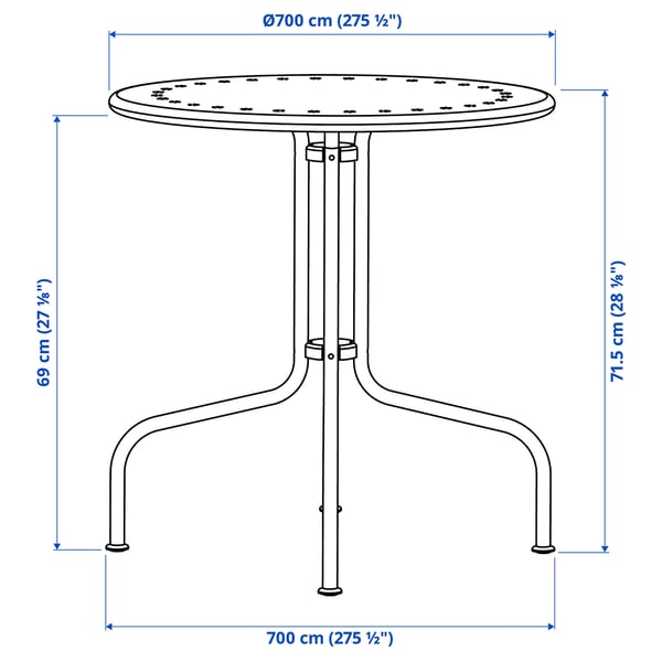 LÄCKÖ Bistro set, outdoor, gray - IKEA CA