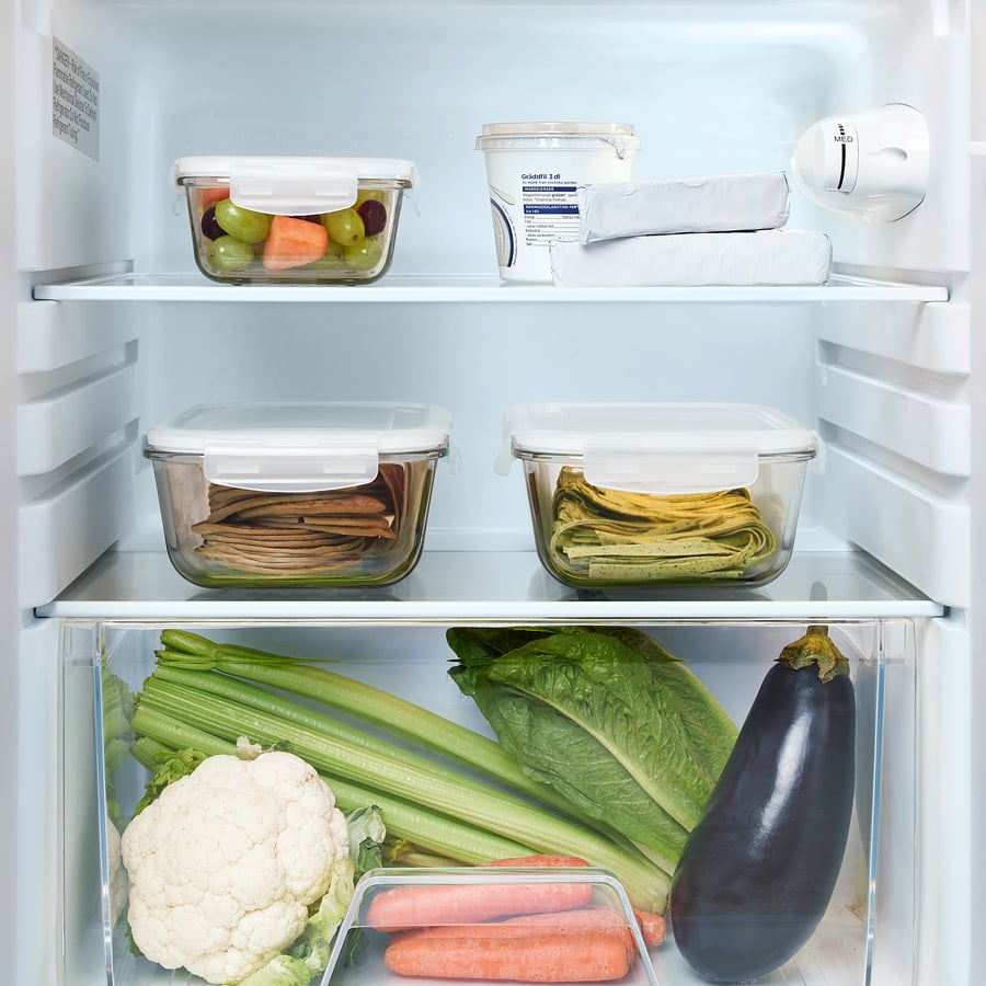 LAGAN fridge with freezer compartment, compact/white, 113 l (4.0 cu.ft ...
