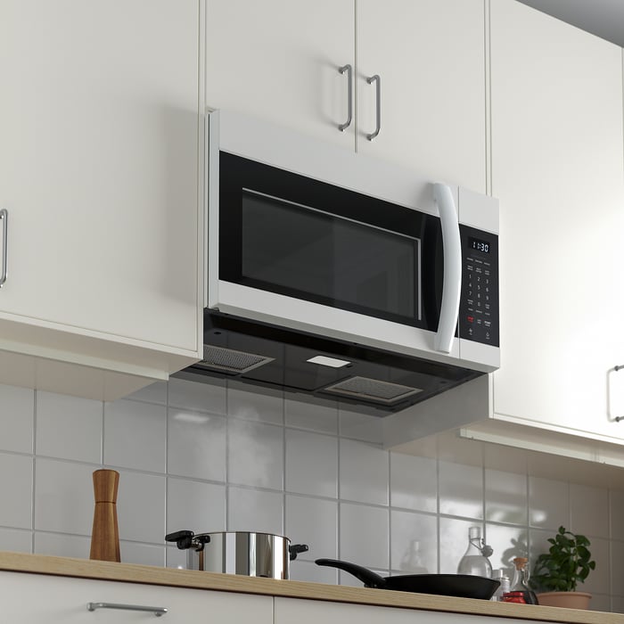 LAGAN over the range microwave, white, 30" - IKEA CA