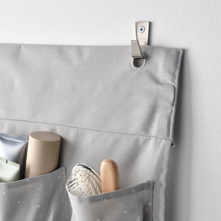 LEN hanging storage, dotted/light gray, 45x64 cm (17 ¾x25 ¼") - IKEA CA
