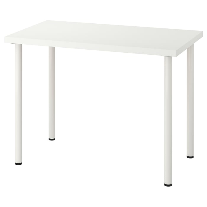 LINNMON / ADILS table, white, 100x60 cm (393/8x235/8") - IKEA CA