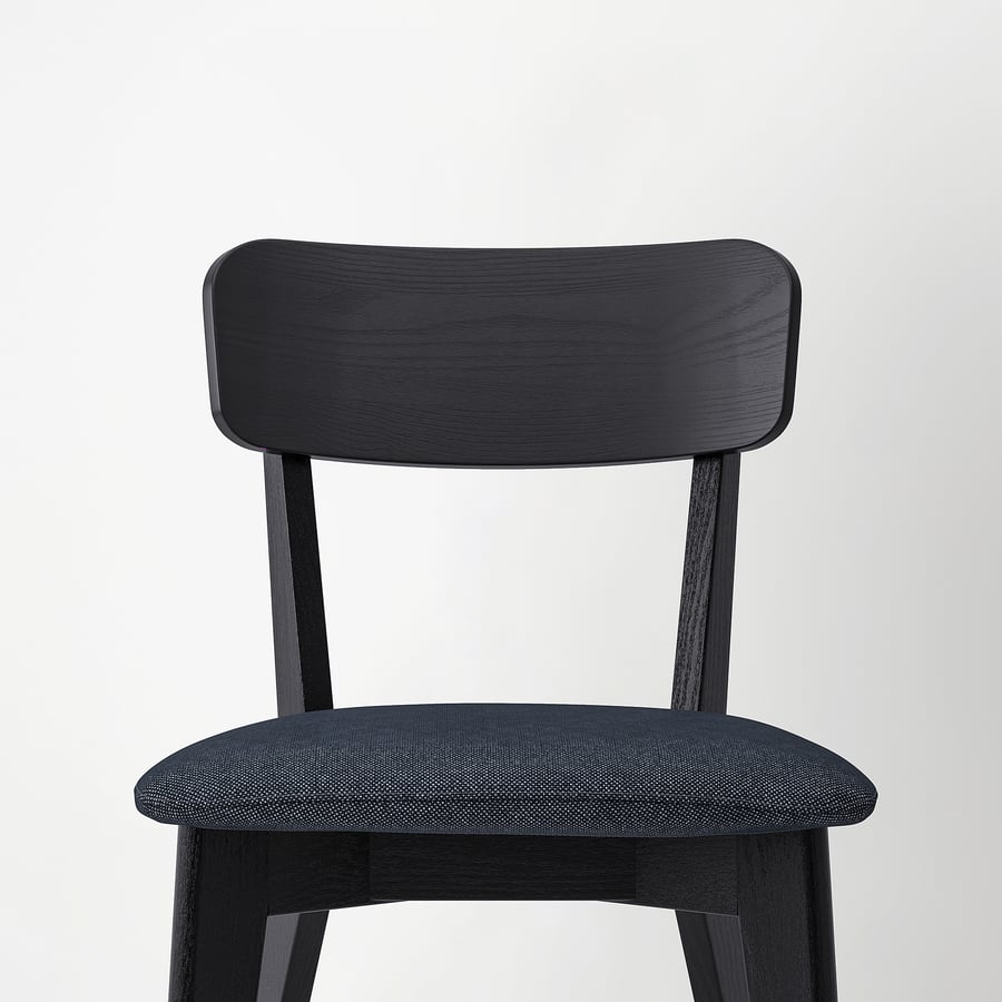 LISABO chair, black/Tallmyra black/gray - IKEA CA