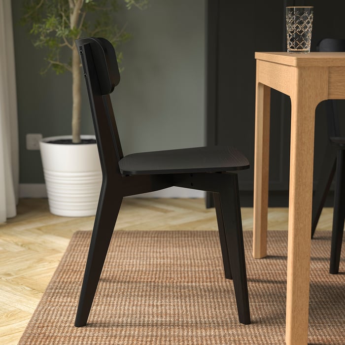 LISABO chair, black - IKEA CA