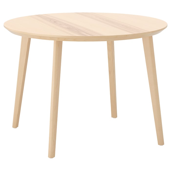 LISABO table, ash veneer, 105 cm (413/8") - IKEA CA