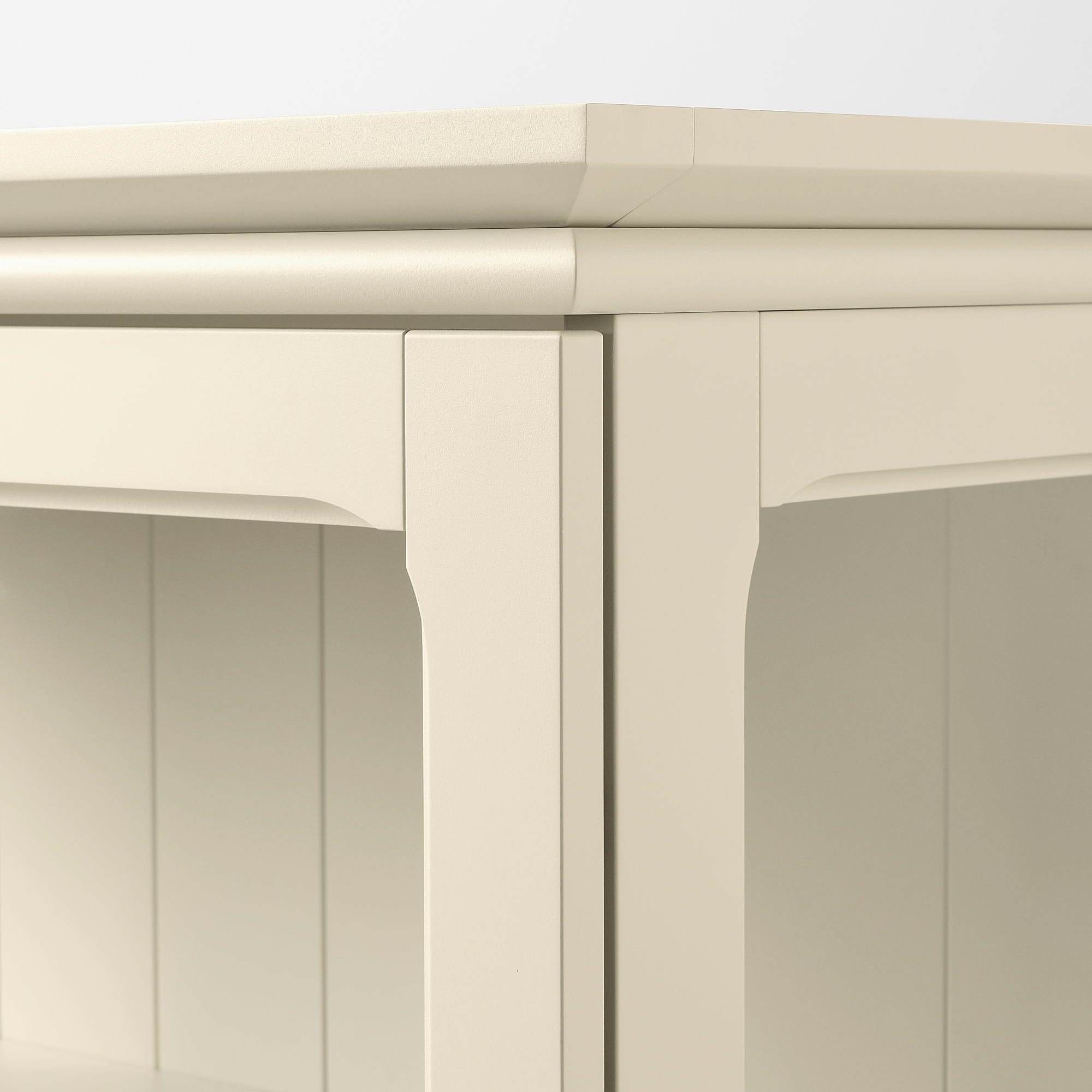 LOMMARP Cabinet with glass doors, light beige, 337/8x783/8" (86x199 cm ...