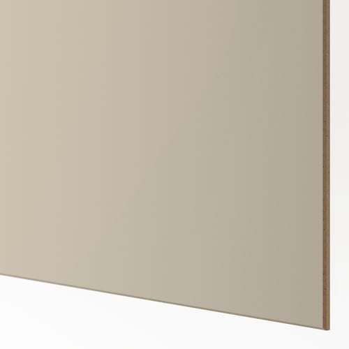 MEHAMN 4 panels for sliding door frame, dark gray/gray-beige, 100x201 ...