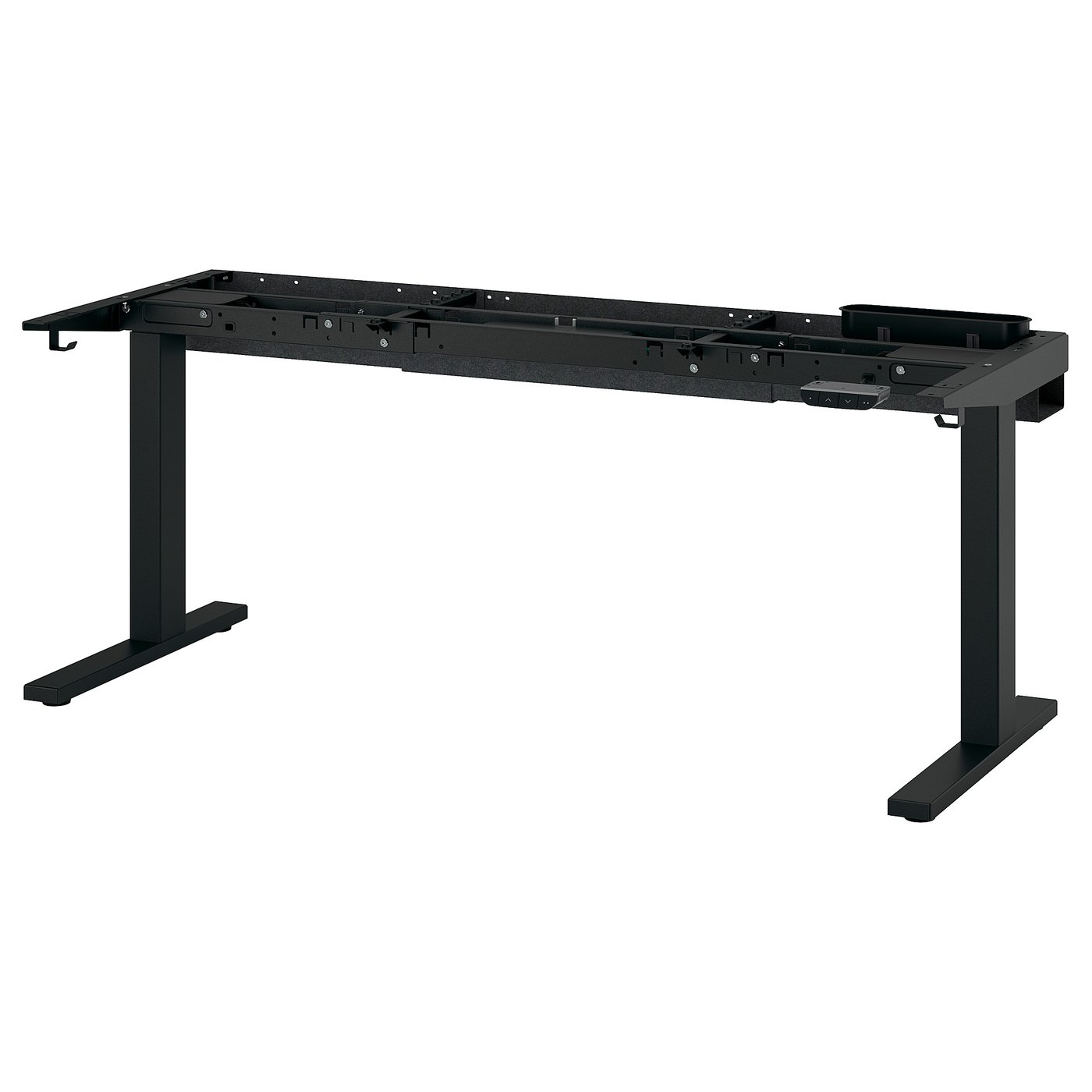MITTZON underframe sit/stand for desk, electric/black, 120/140/160x60 ...