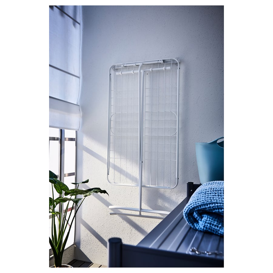 MULIG Drying rack, indoor/outdoor, white - IKEA CA