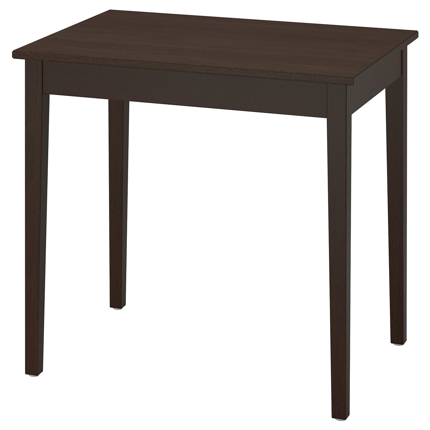 NÄSINGE table, dark brown stained/beech veneer, 80x60 cm (311/2x235/8") - IKEA CA