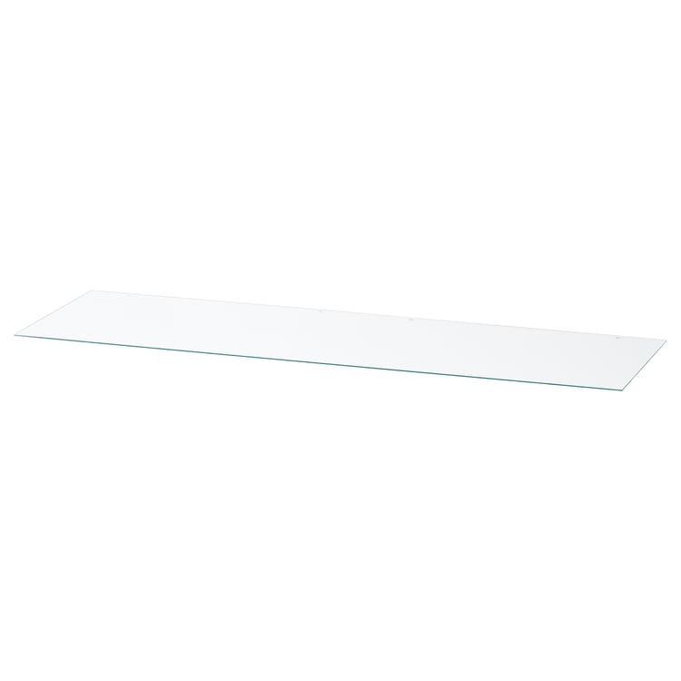 NORDLI glass top, transparent, 160x47 cm (63x181/2") - IKEA CA