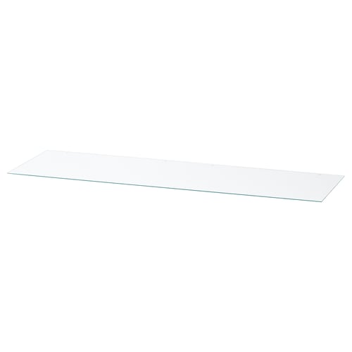 NORDLI glass top, transparent, 160x47 cm (63x181/2") - IKEA CA