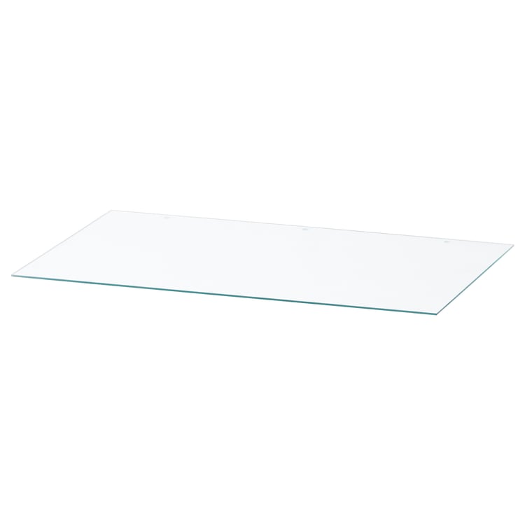 NORDLI glass top, transparent, 80x47 cm (311/2x181/2") - IKEA CA