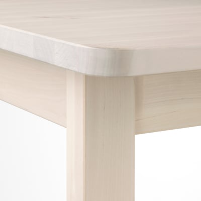 NORRÅKER table, birch, 125x74 cm (491/4x291/8") - IKEA CA