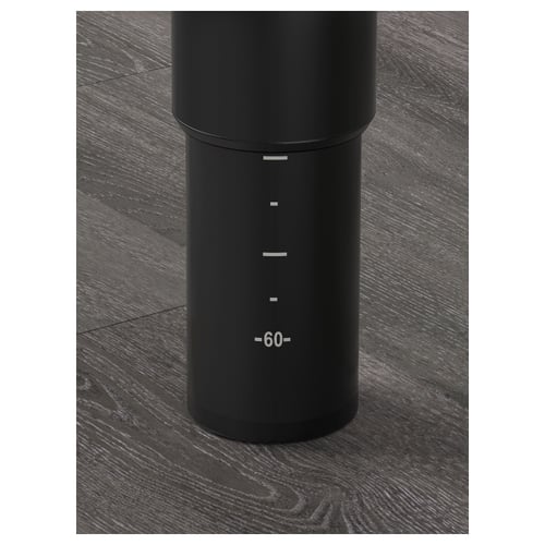 OLOV leg, adjustable, black - IKEA CA