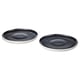 OMBONAD plate, dark gray, 26 cm (10") - IKEA CA