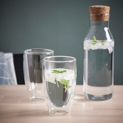 PASSERAD Double wall glass, 15 oz (45 cl) - IKEA CA