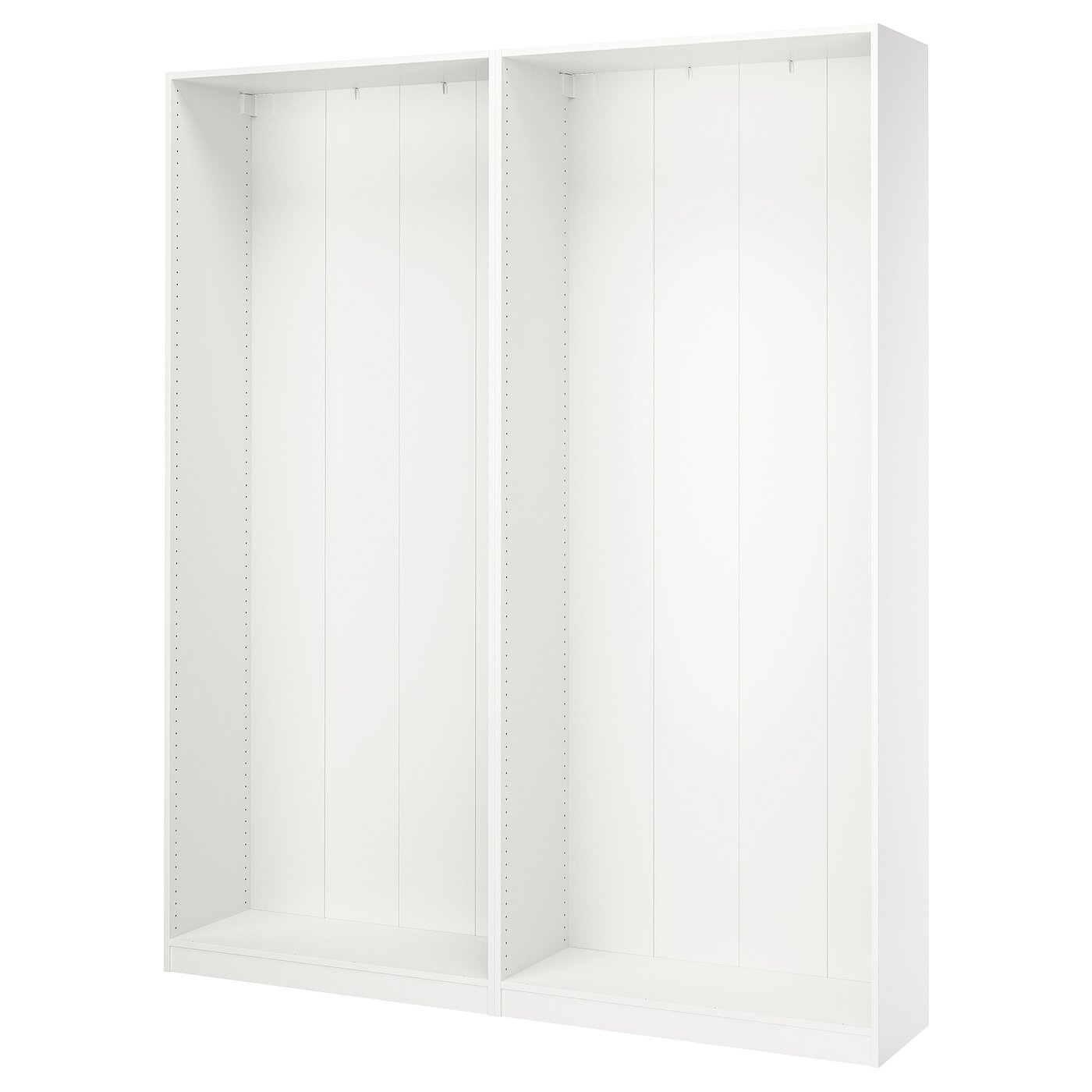 PAX 2 wardrobe frames, white, 200x35x236 cm (785/8x133/4x931/8") - IKEA CA