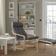 POÄNG footstool, birch veneer/Gunnared dark gray - IKEA CA