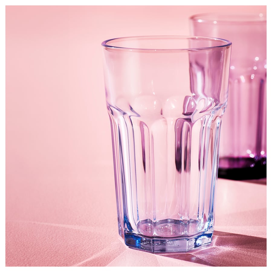 POKAL glass, light blue, 35 cl (12 oz) - IKEA CA
