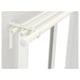RÄCKA / HUGAD triple curtain rod combination, white, 210-385 cm (825/8 ...