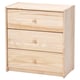 RAST 3-drawer chest, pine, 62x68 cm (243/8x263/4") - IKEA CA