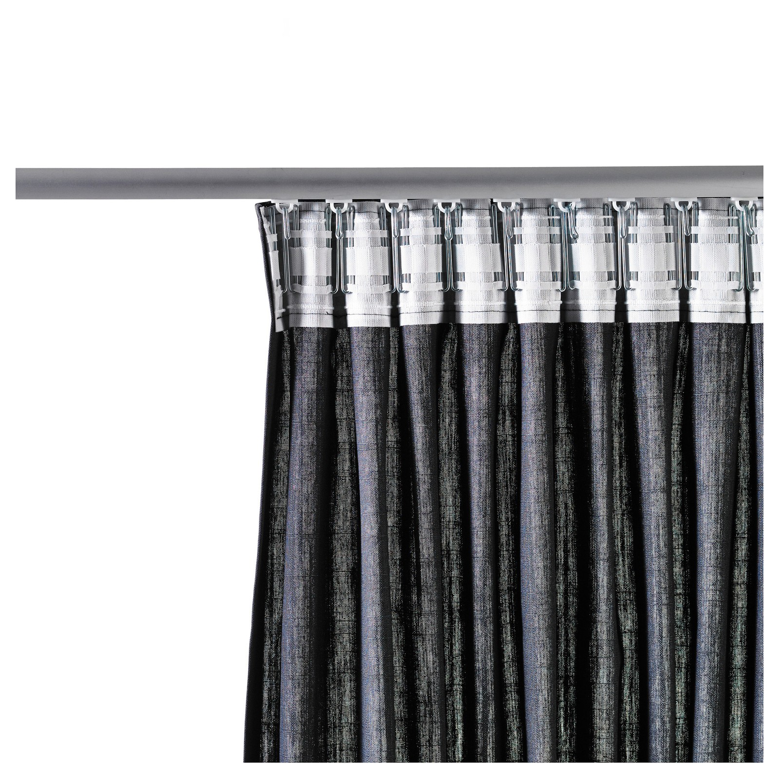 RITVA Curtains with tie-backs, 1 pair, gray, 57x118" (145x300 cm) - IKEA
