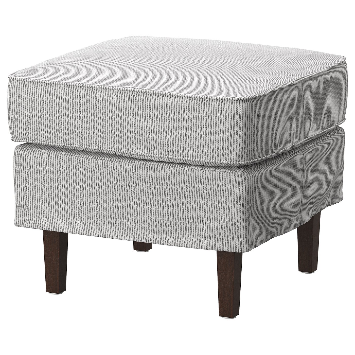 ROCKSJÖN footstool, Klovsta gray/white - IKEA CA