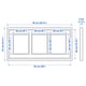 RÖDALM frame for 3 pictures, black, 76x35 cm (30x13 ¾") - IKEA CA