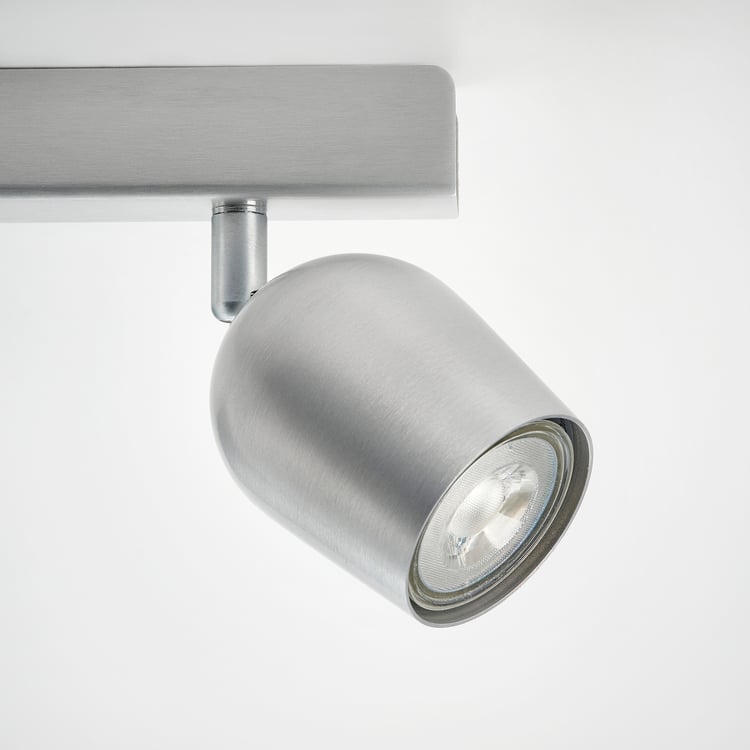 RÖKFRI ceiling spotlight with 3 lights, aluminium-colour - IKEA CA