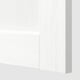 SEKTION base cabinet for sink + 2 doors, white Enköping/white wood ...