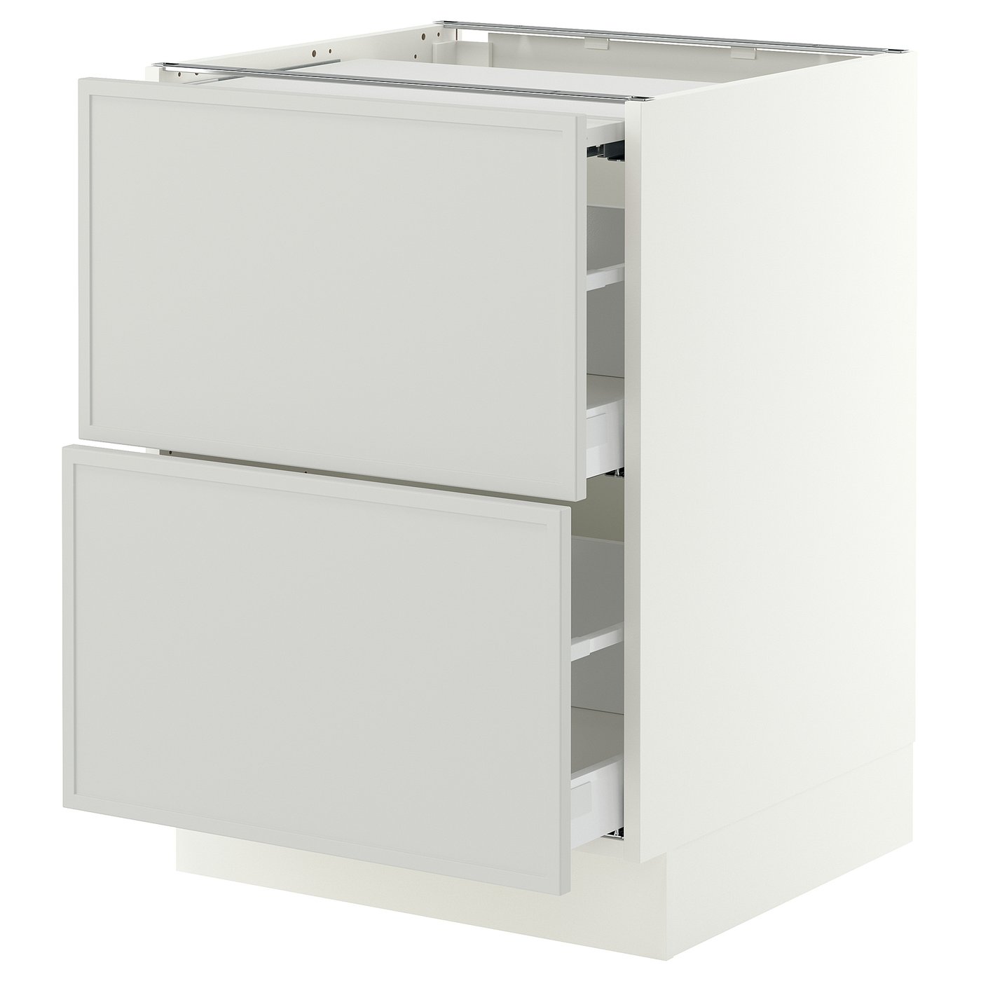 SEKTION / MAXIMERA bc w pull-out work surface/2drw, white/Aspudden ...