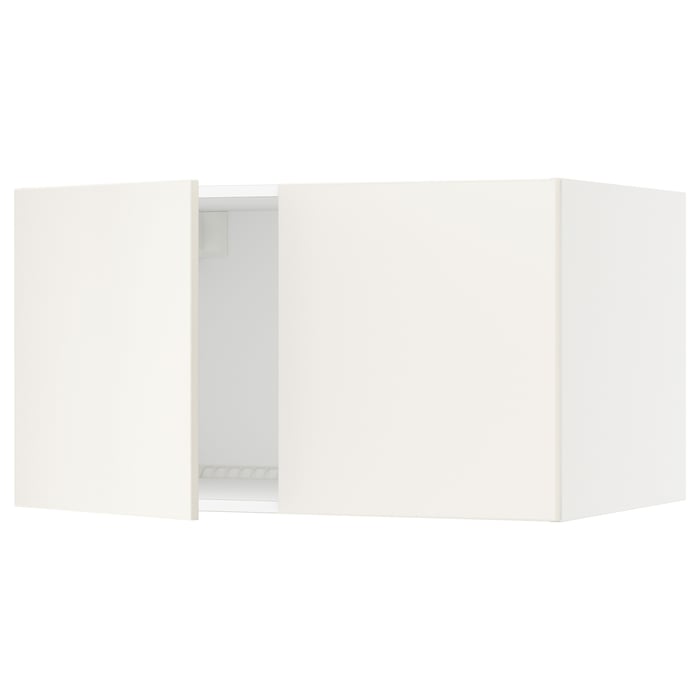 SEKTION top cab f fridge/freezer w 2 doors, white/Veddinge white ...