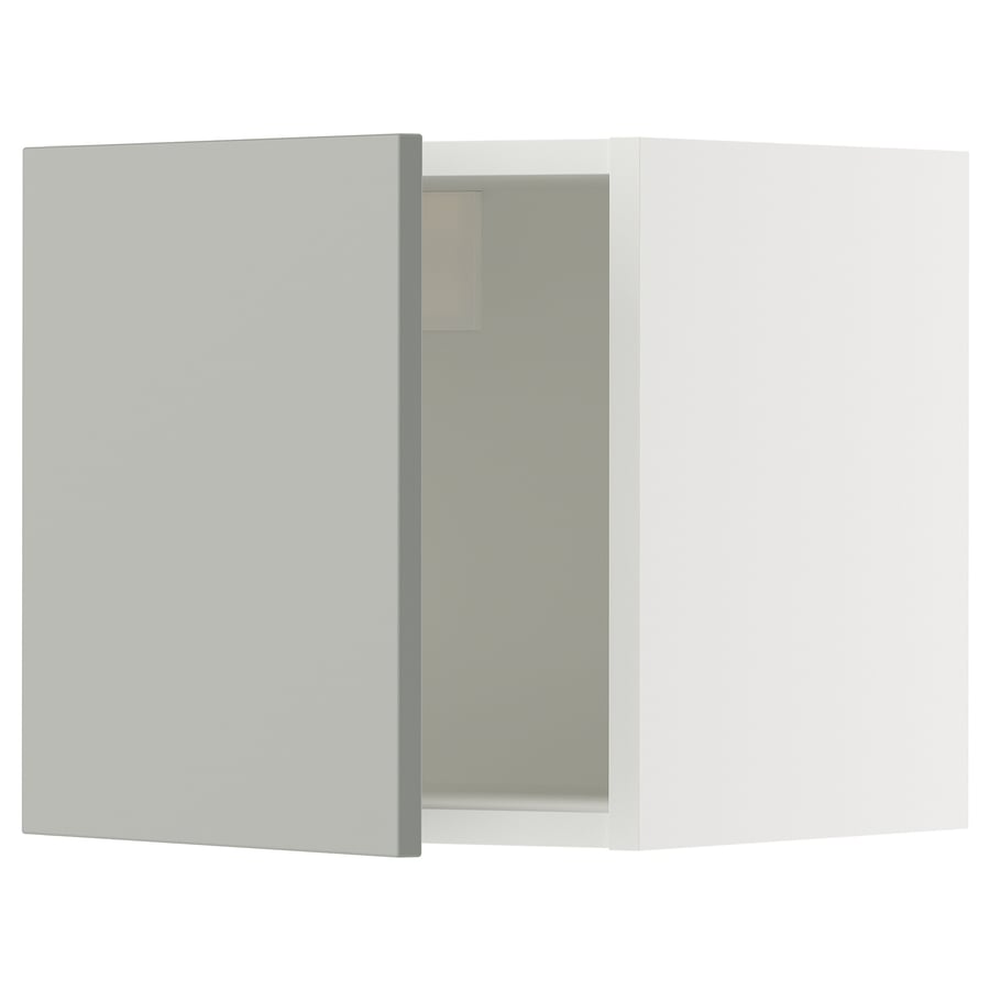 SEKTION wall cabinet, white/Havstorp light gray, 38x37x38 cm (15x15x15 ...