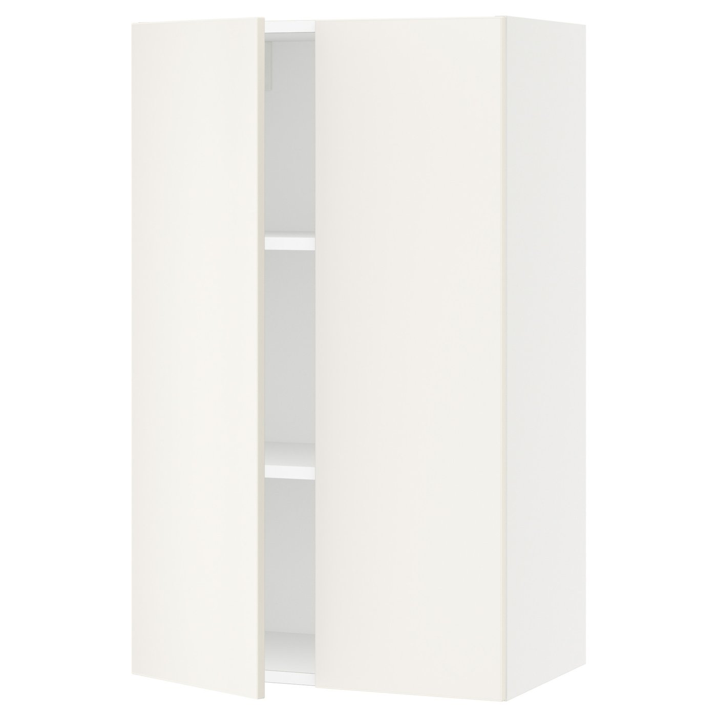 SEKTION wall cabinet with 2 doors white Veddinge white 61x37x102 cm 24x15x40 IKEA CA