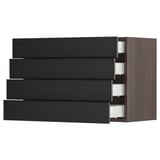 SEKTION Wall cabinet with 4 drawers, white Maximera/Ringhult white ...