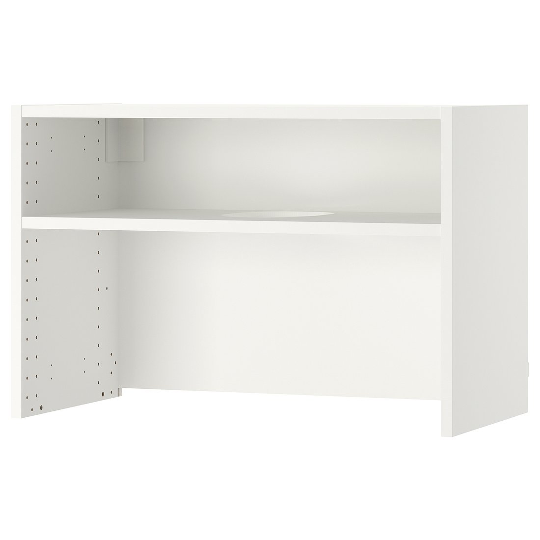 SEKTION Wall cb f extractor hood w shelf, white, 30x143/4x20" (76x38x51 ...