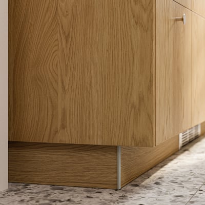 SINARP Toe kick, oak effect, 213x11 cm (84x41/2") - IKEA CA