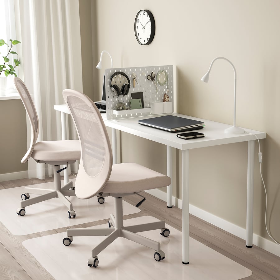 SKÅDIS freestanding peg board, white, 56x37 cm (22x14 ½") - IKEA CA