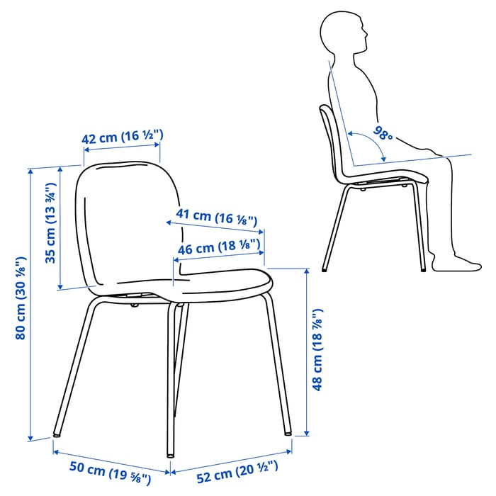 SKÅLSTA chair, Knäbäck dark gray/tubular metal/light gray-beige - IKEA CA