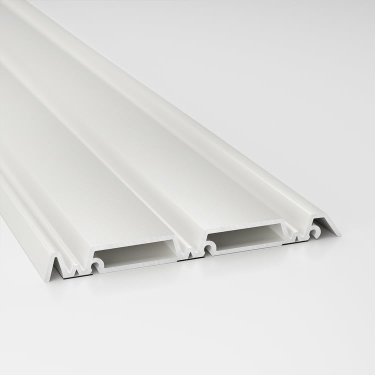 SKYTTA rail for sliding door frame, 3 tracks white - IKEA CA
