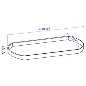 SNURRAD Storage turntable, transparent - IKEA CA