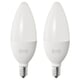 SOLHETTA LED bulb E12 450 lumen, chandelier/opal white - IKEA CA